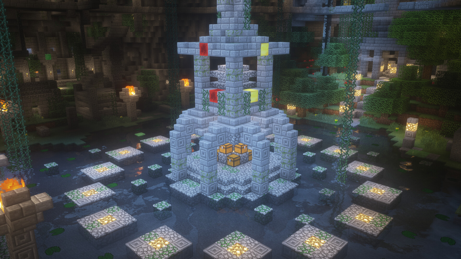 Minecraft Battle: Cavern Large+ Minecraft Map