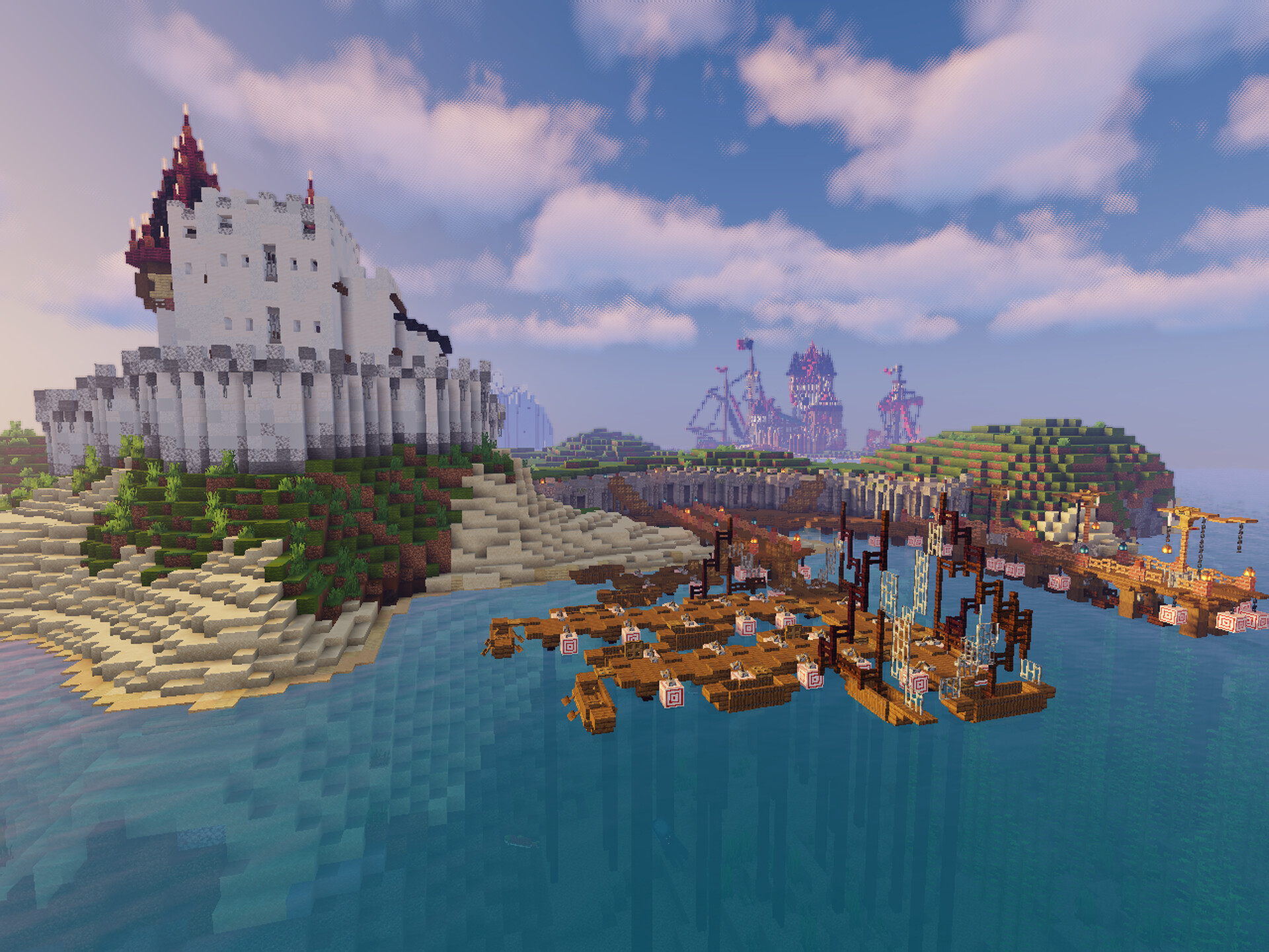 The Cardtlers' island Minecraft Map