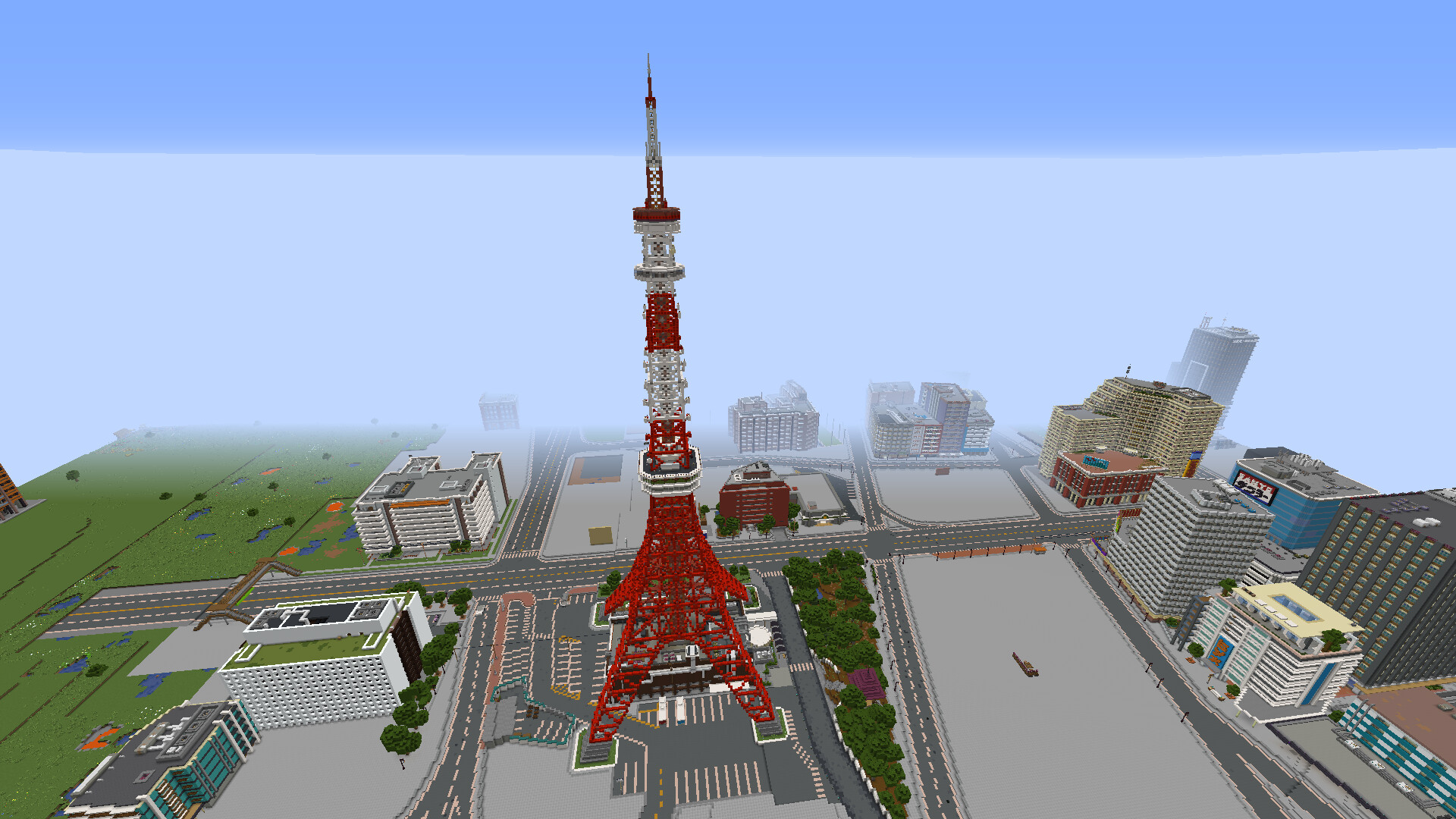 Tokyo Tower (日本電波塔) Minecraft Map