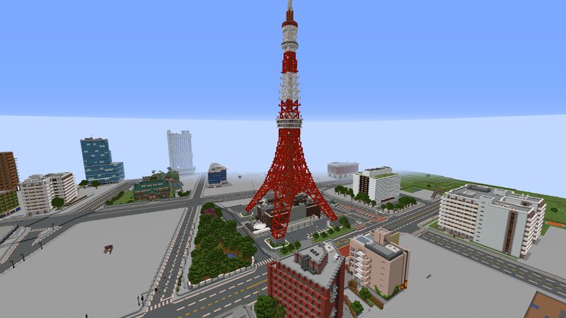Tokyo Tower (日本電波塔) Minecraft Map