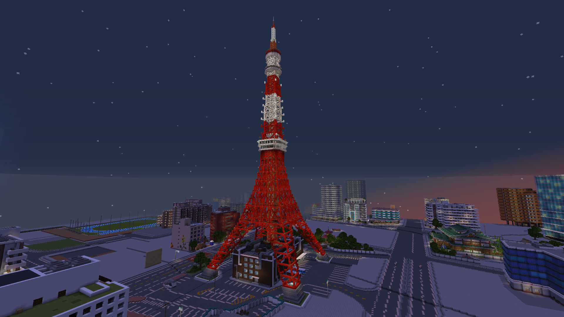Tokyo Tower (日本電波塔) Minecraft Map