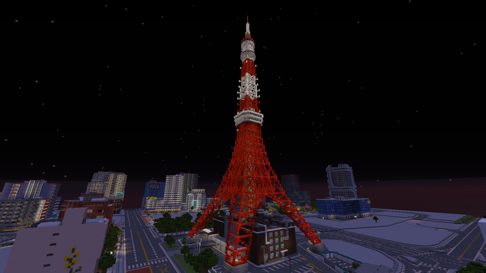 Tokyo Tower (日本電波塔) Minecraft Map