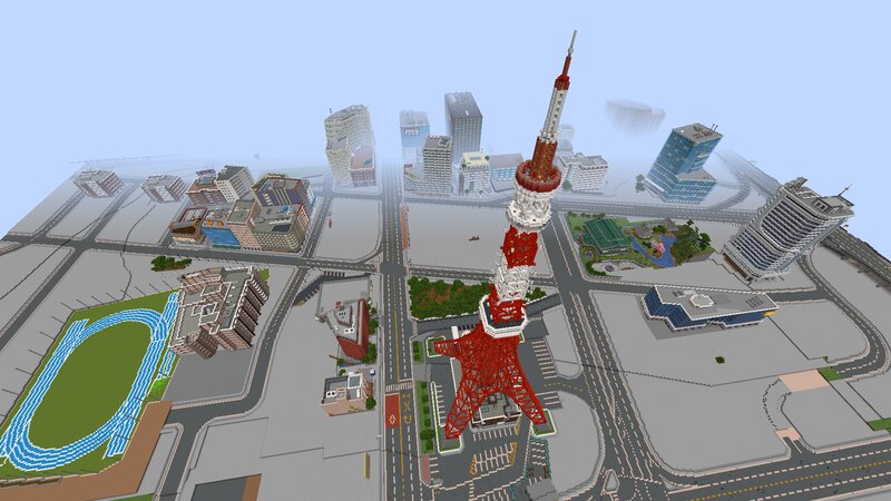 Tokyo Tower (日本電波塔) Minecraft Map