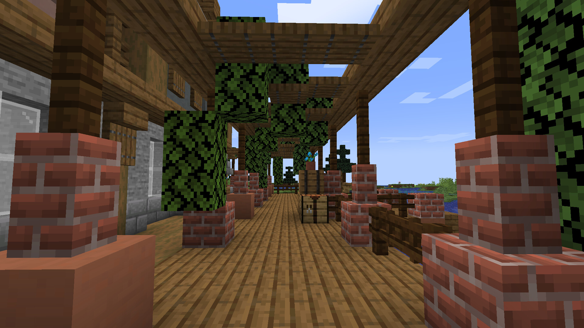 Small Harbor on my Towny Server Minecraft Map