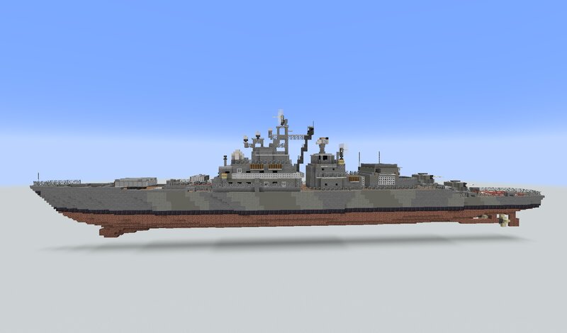 Project 1135 Krivak Class Friagte (1:1) Minecraft Map