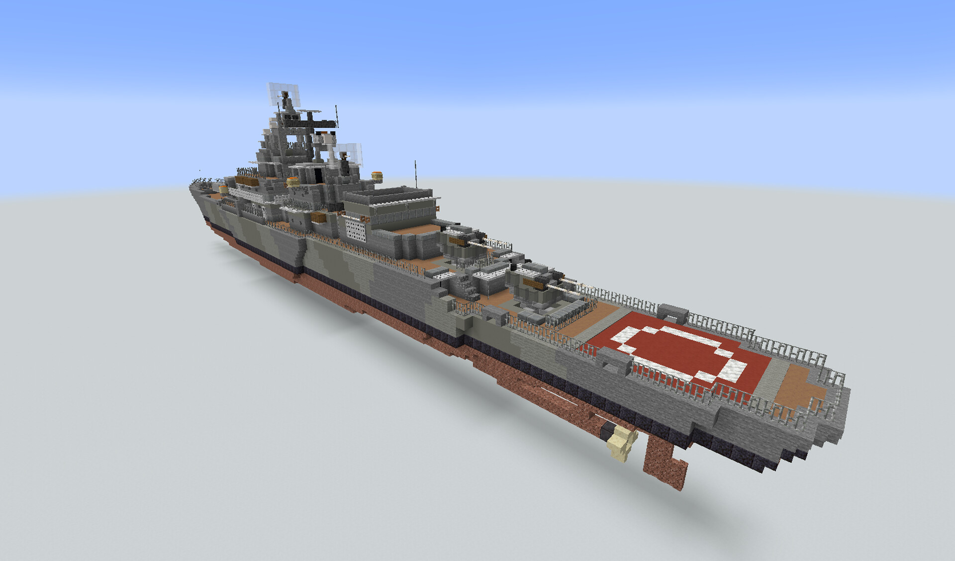 Project 1135 Krivak Class Friagte (1:1) Minecraft Map