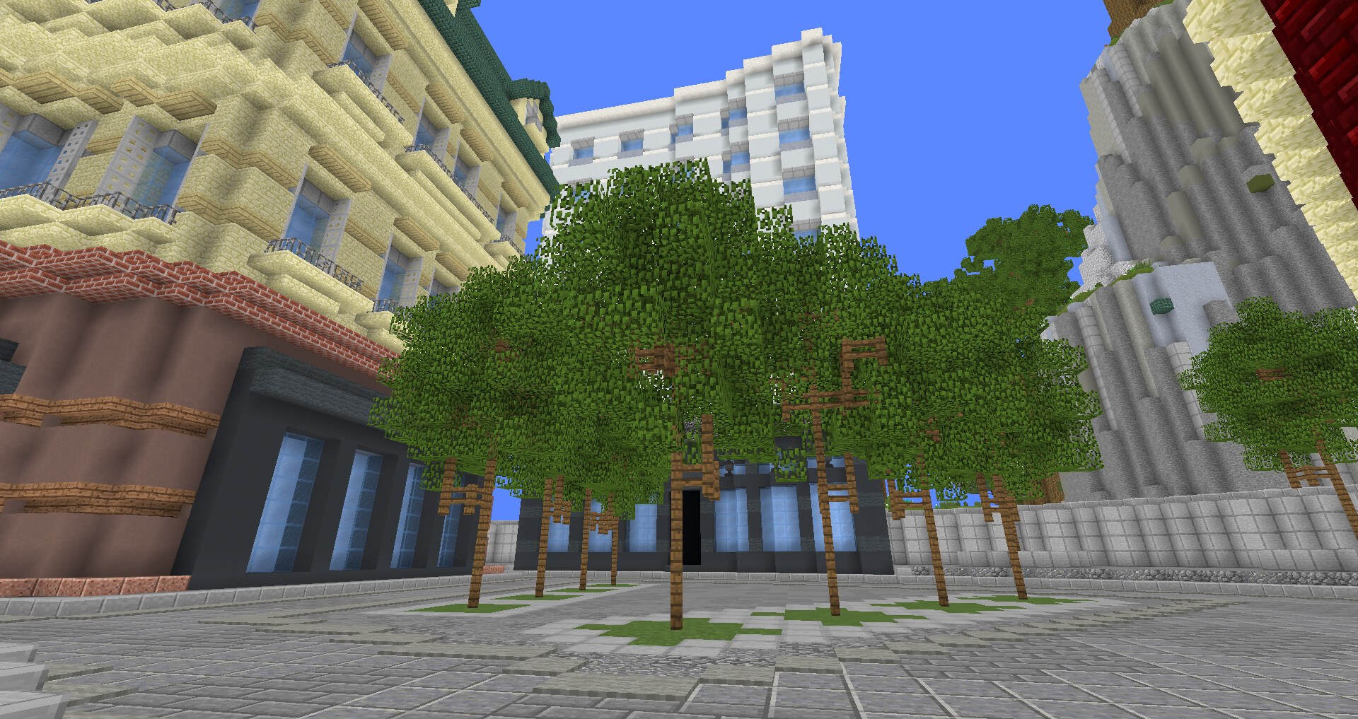 Lumiose City Hub Minecraft Map