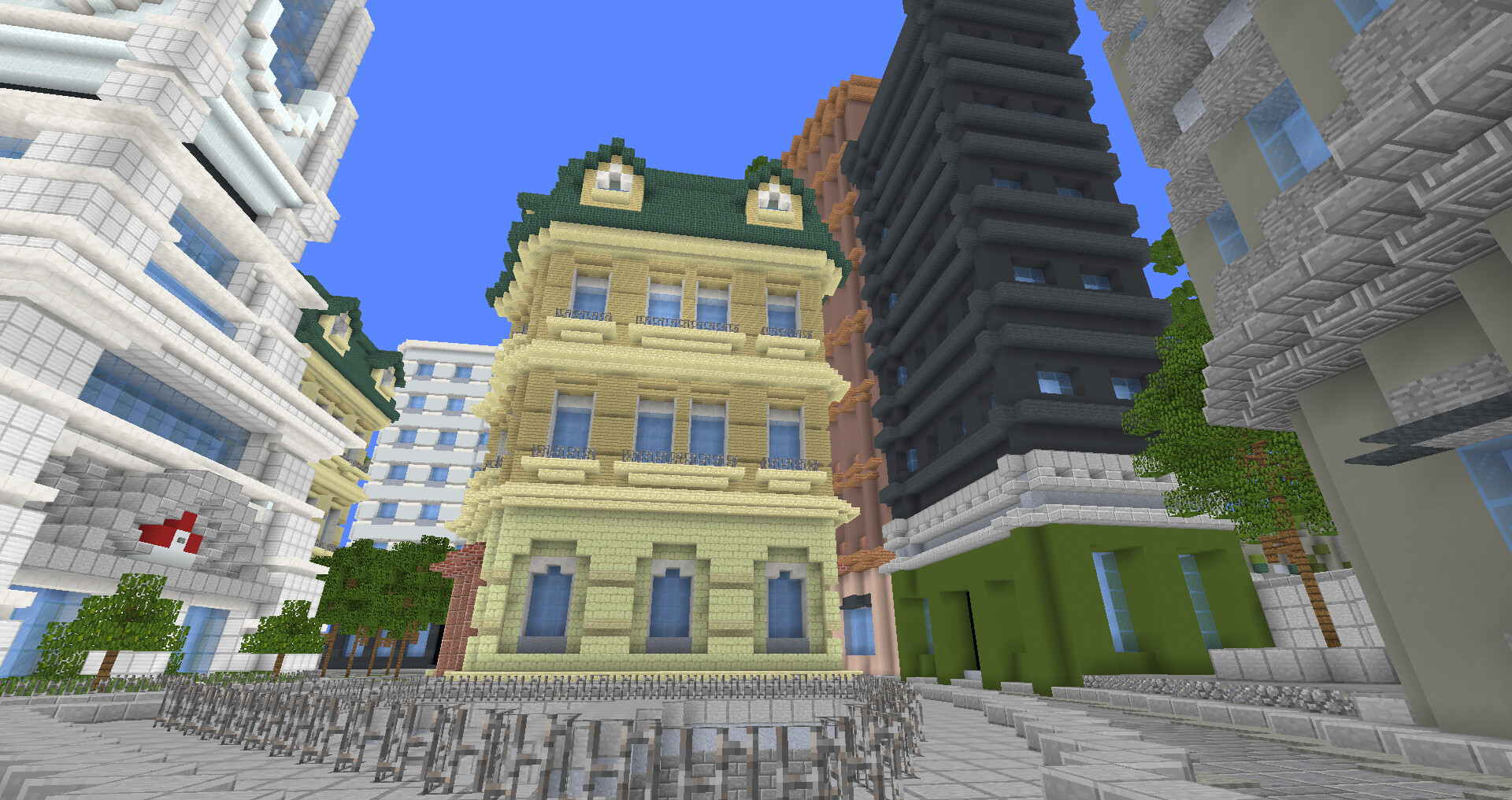 Lumiose City Hub Minecraft Map