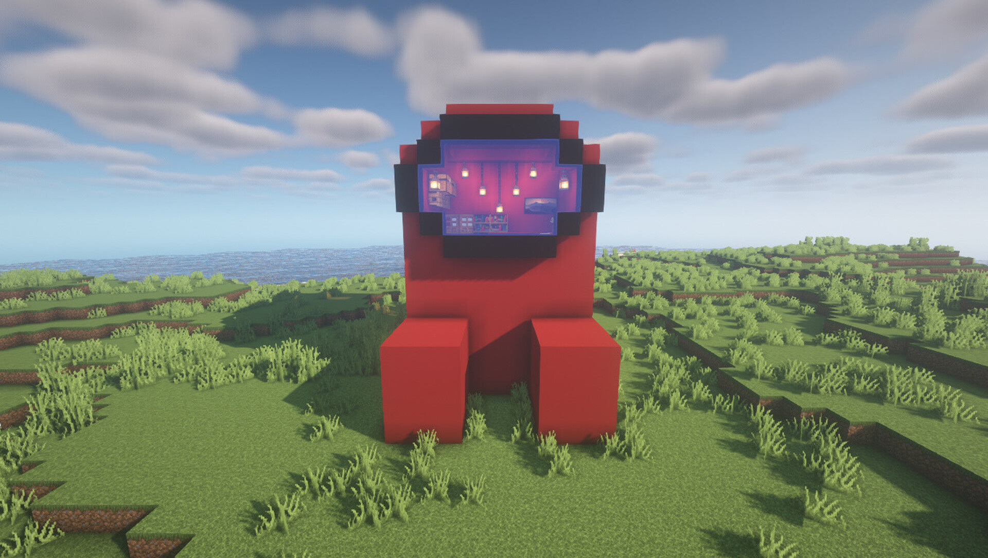 Among Us House (Java & Bedrock). Minecraft Map