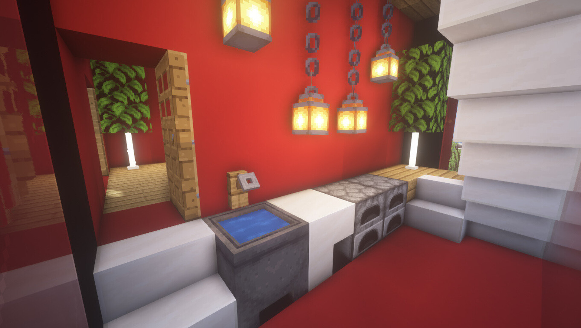 Among Us House (Java & Bedrock). Minecraft Map