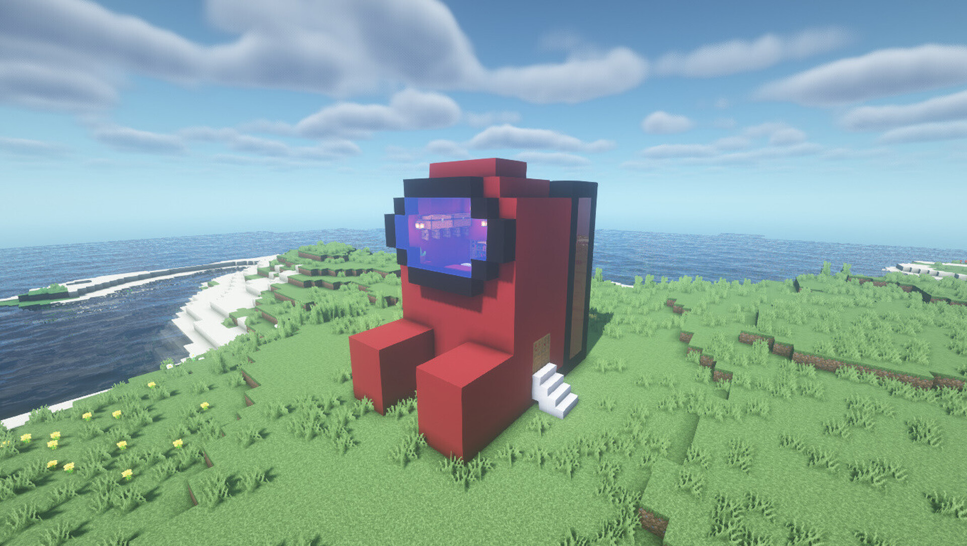 Among Us House (Java & Bedrock). Minecraft Map