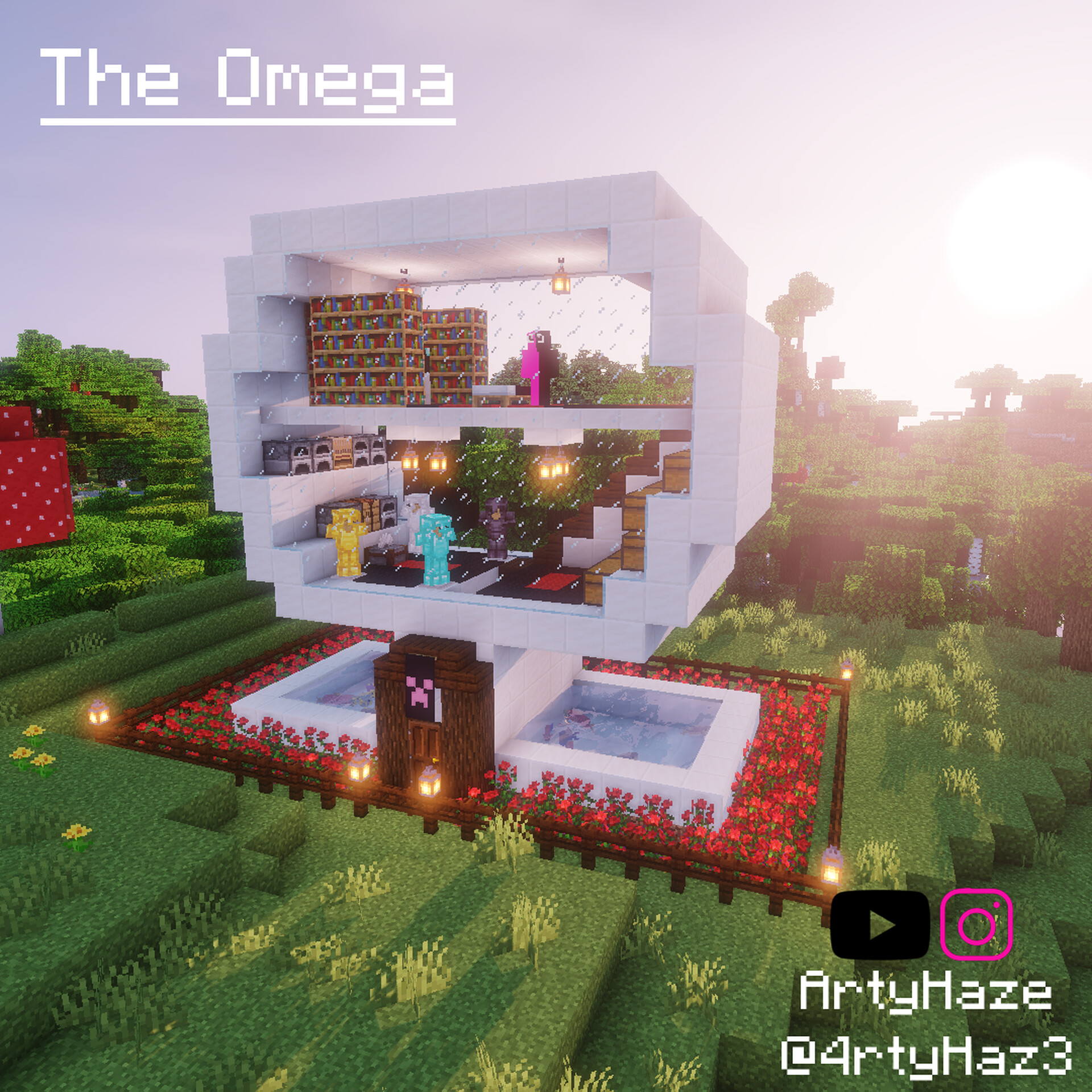 The Omega base Minecraft Map