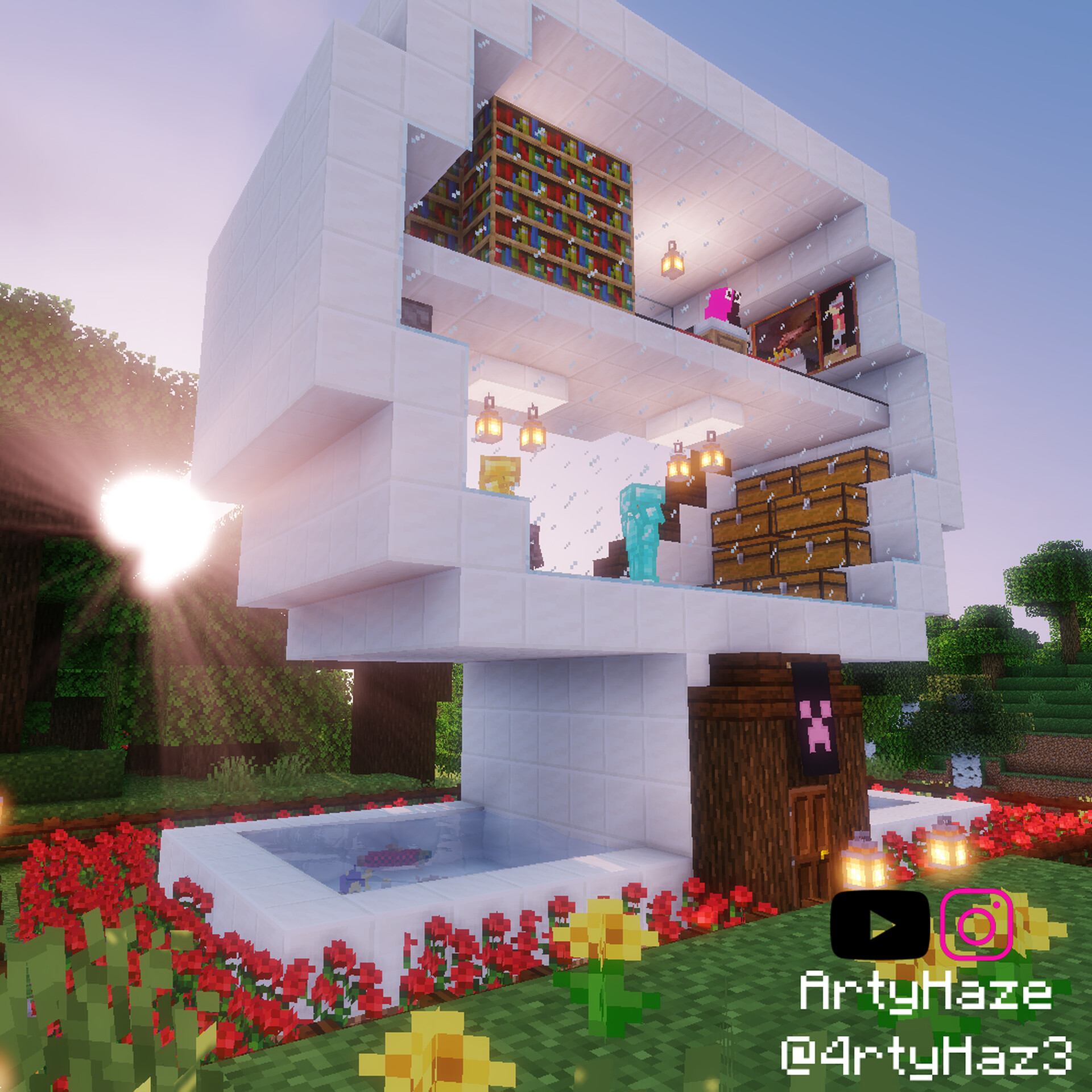 The Omega base Minecraft Map