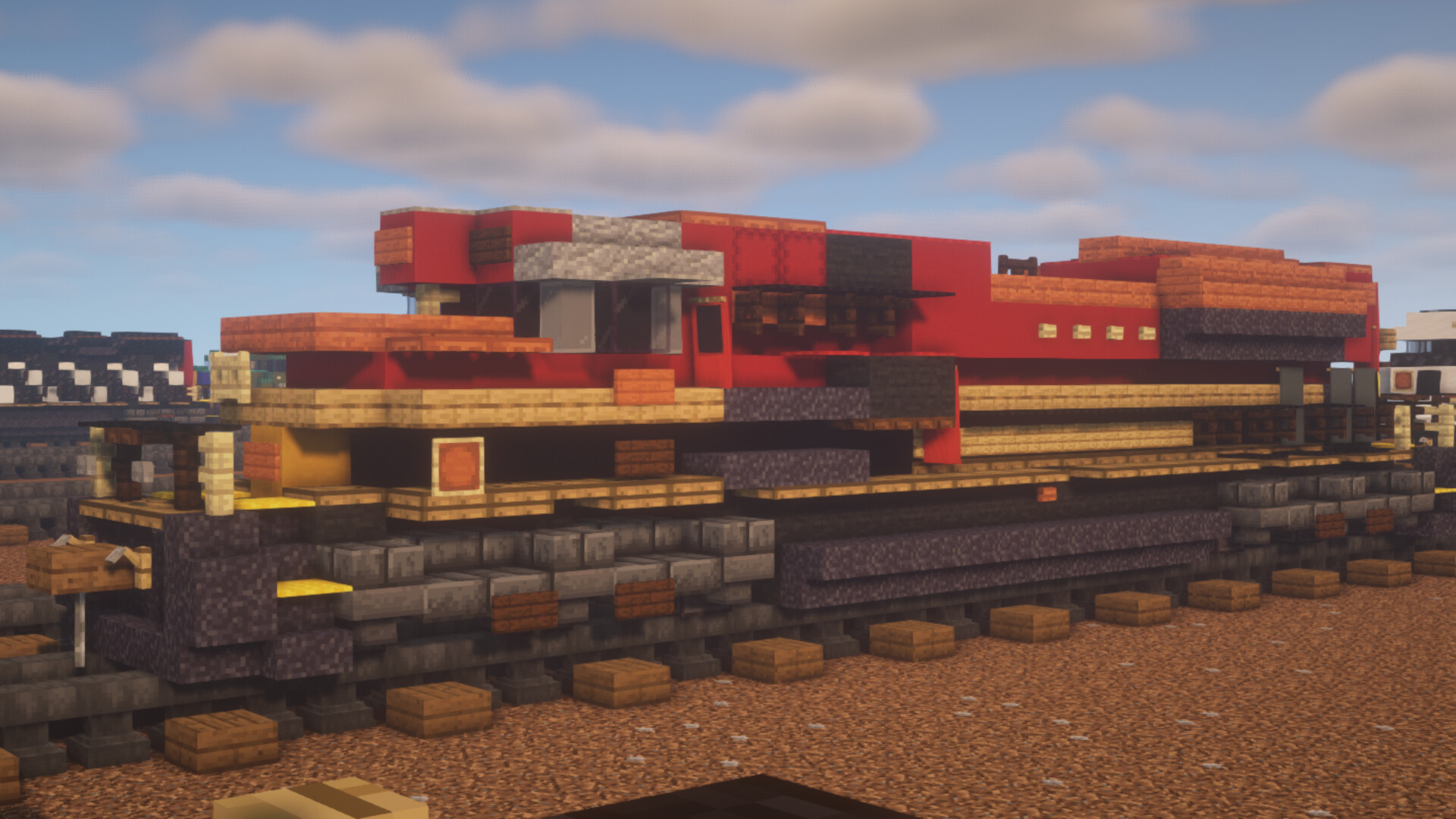 Kansas City Southern - EMD SD70ACe Minecraft Map