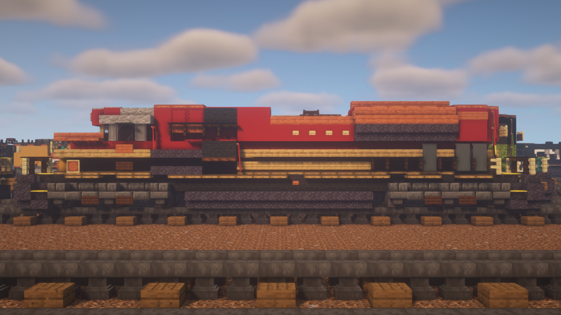 Kansas City Southern - EMD SD70ACe Minecraft Map