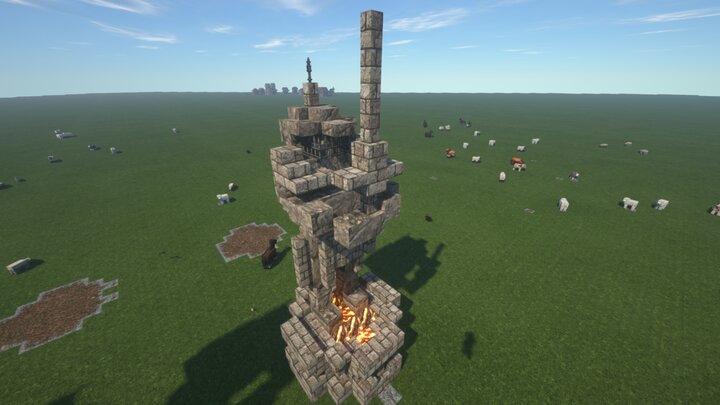 Knight Stone Statue Minecraft Map