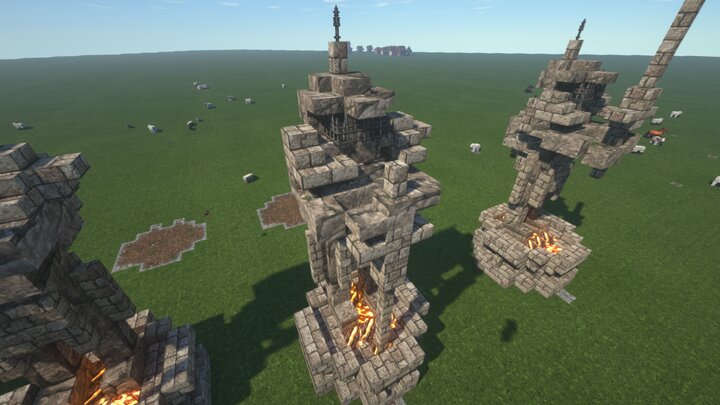 Knight Stone Statue Minecraft Map