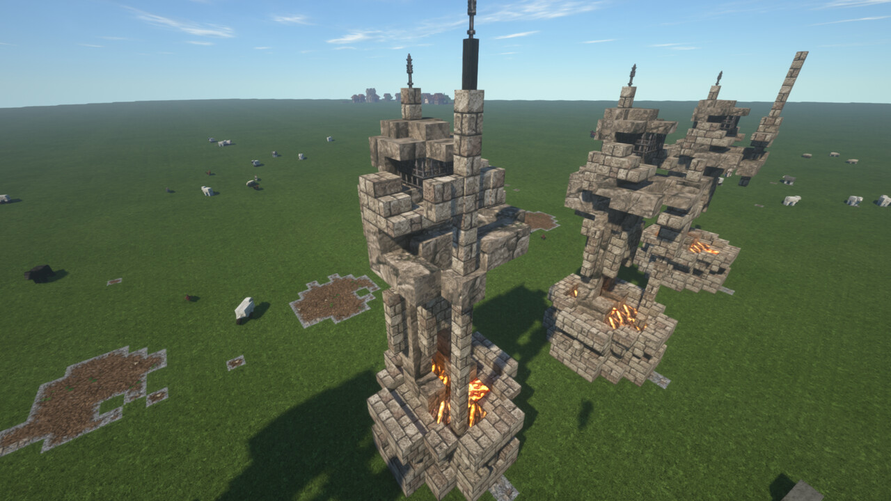 Knight Stone Statue Minecraft Map