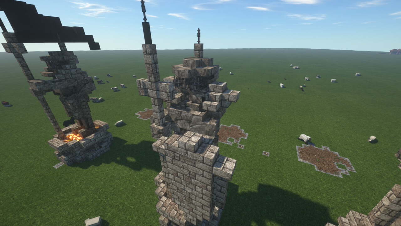 Knight Stone Statue Minecraft Map