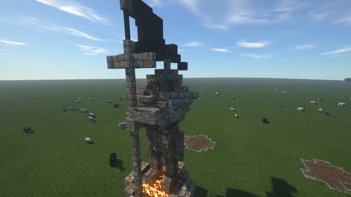 Knight Stone Statue Minecraft Map