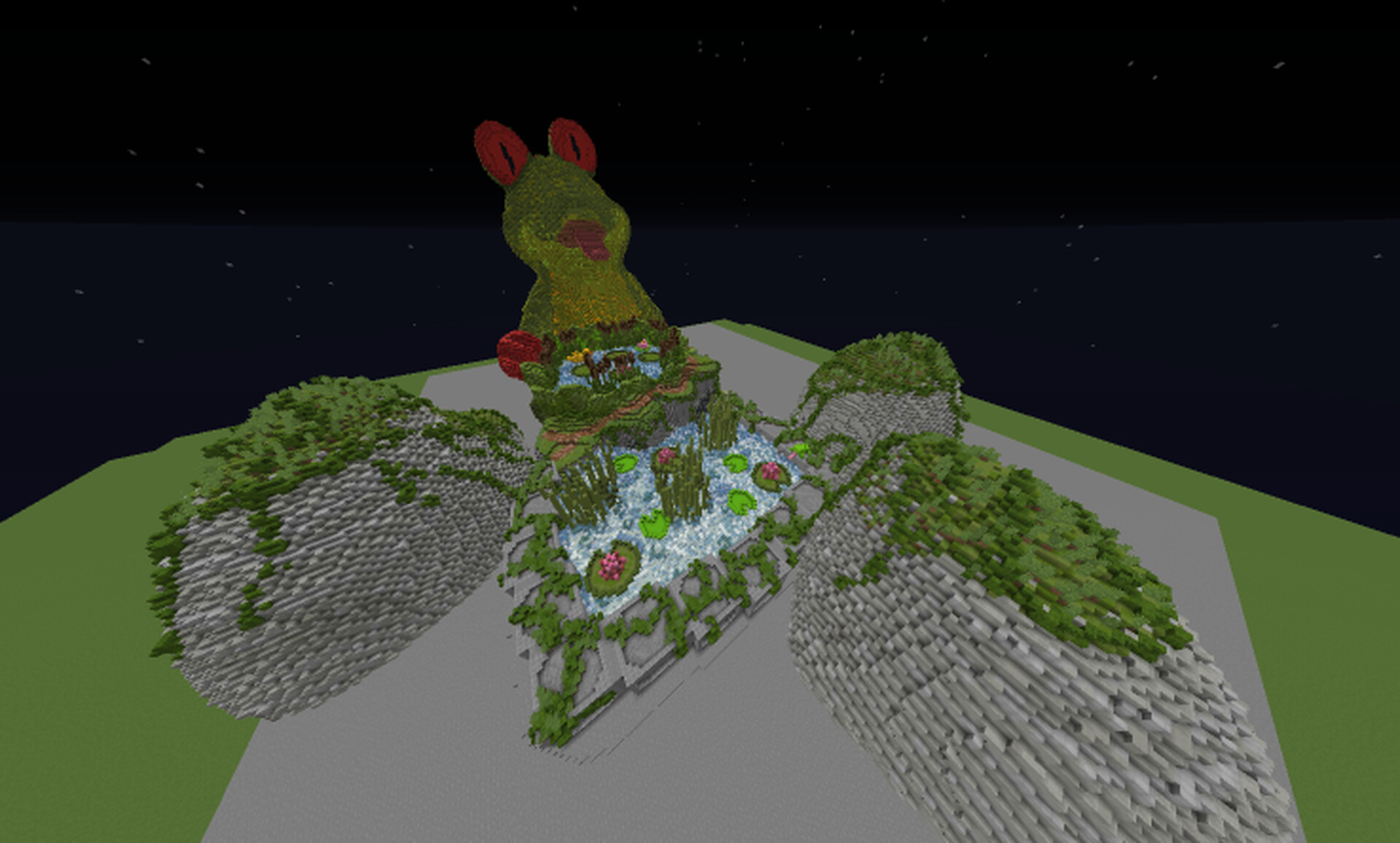 Frog & Garden Spawn Minecraft Map