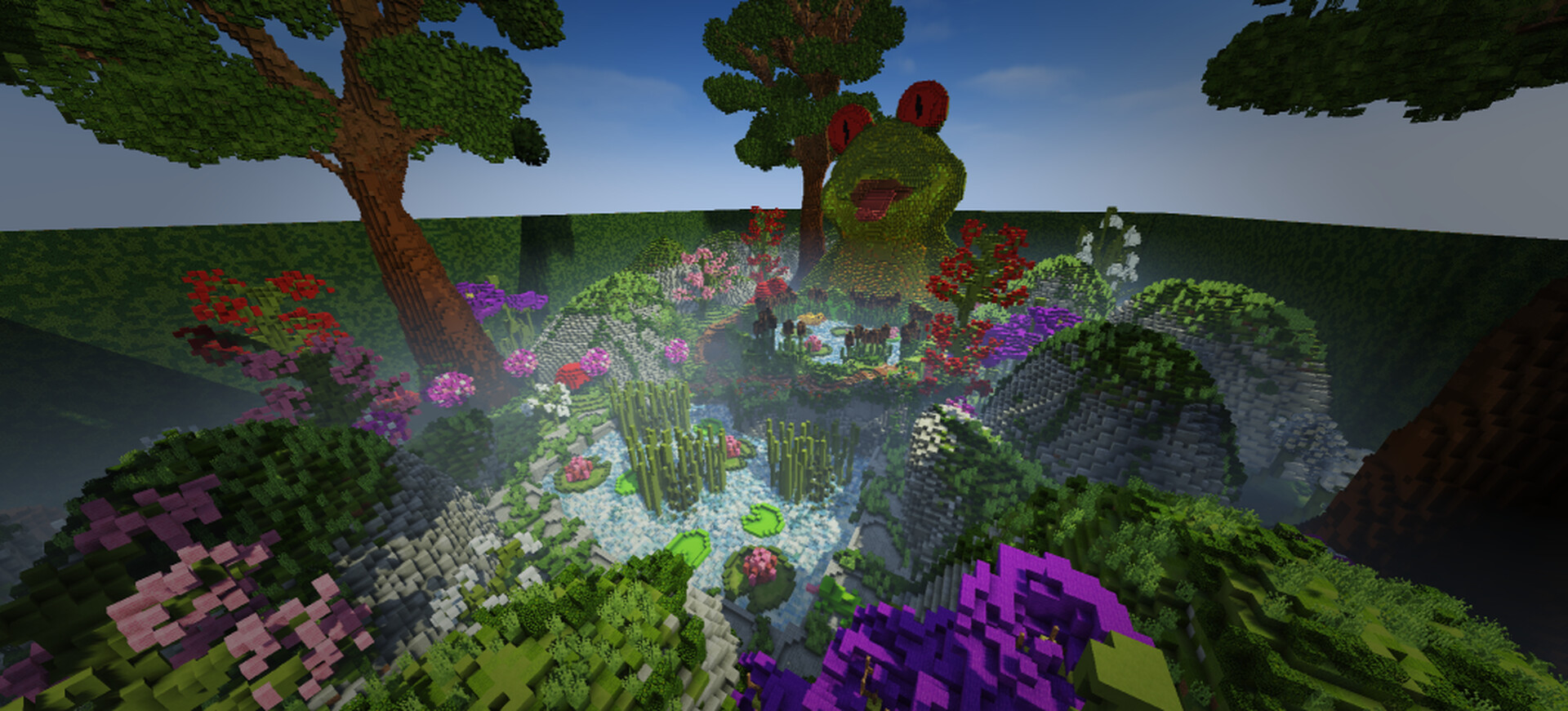 Frog & Garden Spawn Minecraft Map