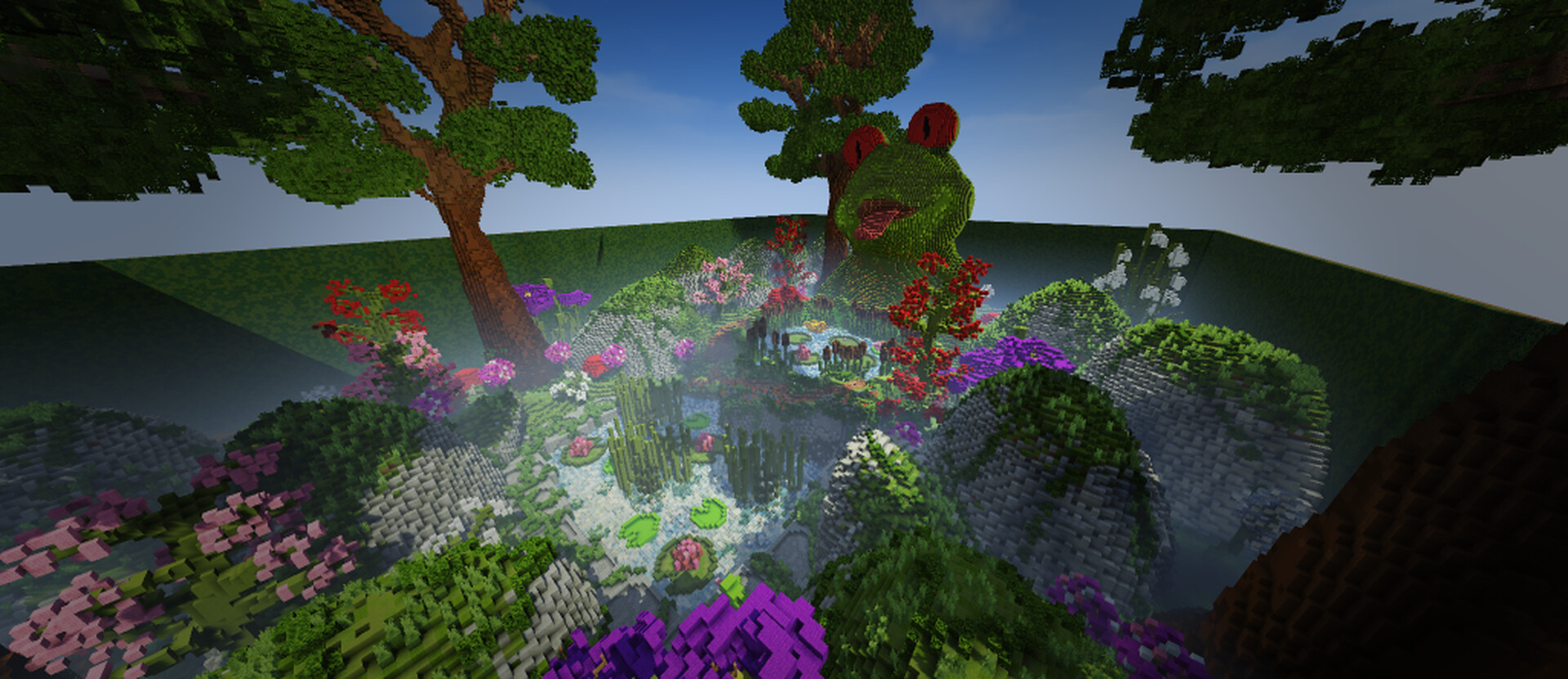 Frog & Garden Spawn Minecraft Map