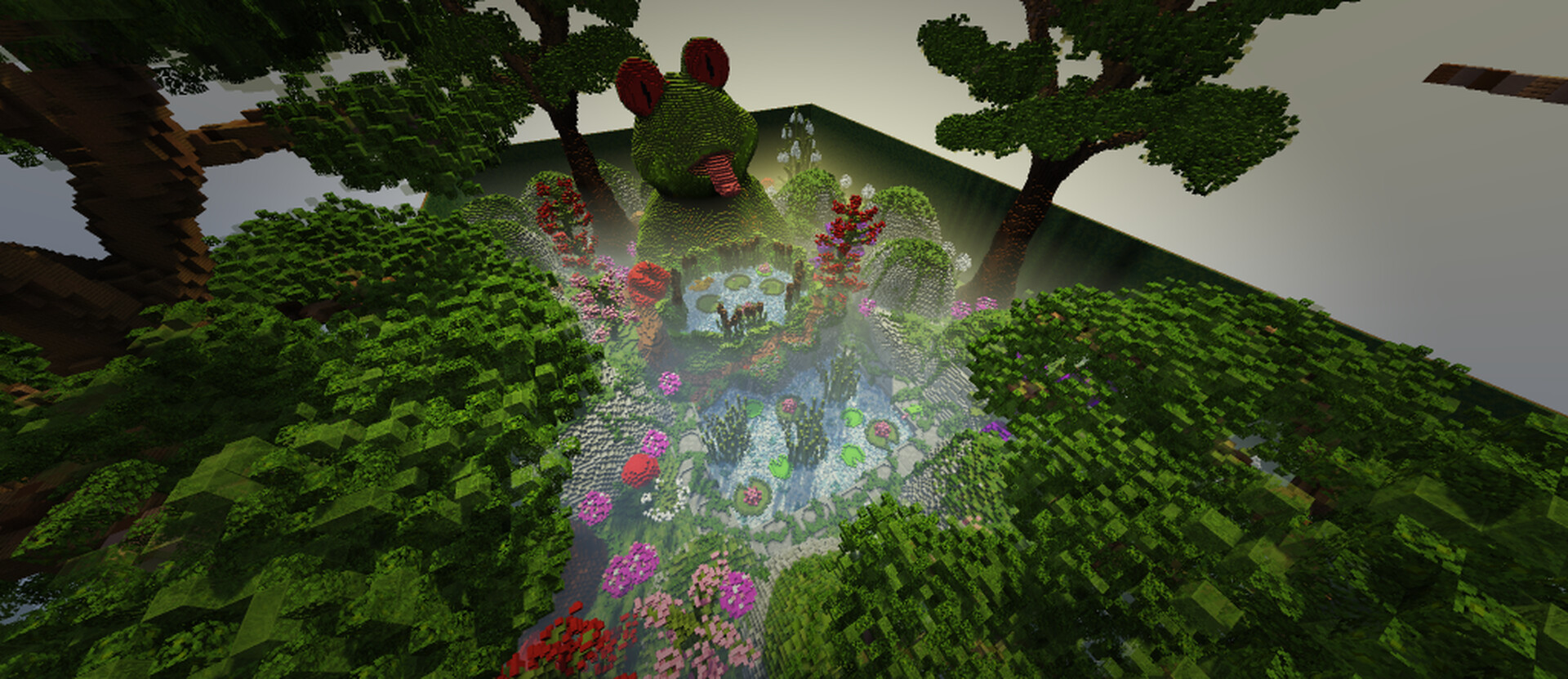 Frog & Garden Spawn Minecraft Map