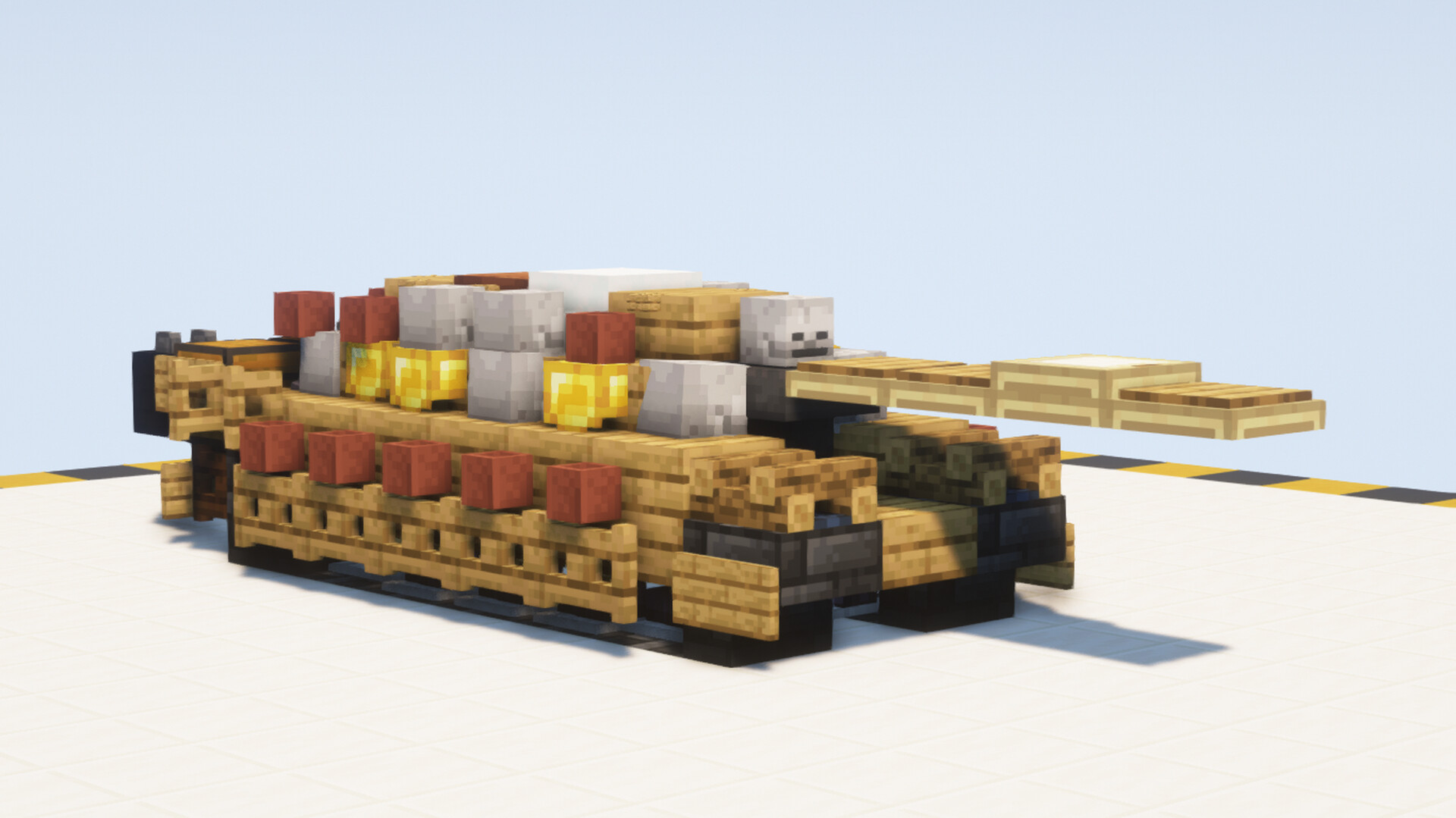 Challenger 2 Main Battle Tank - 1:1 scale (test subject no1) Minecraft Map