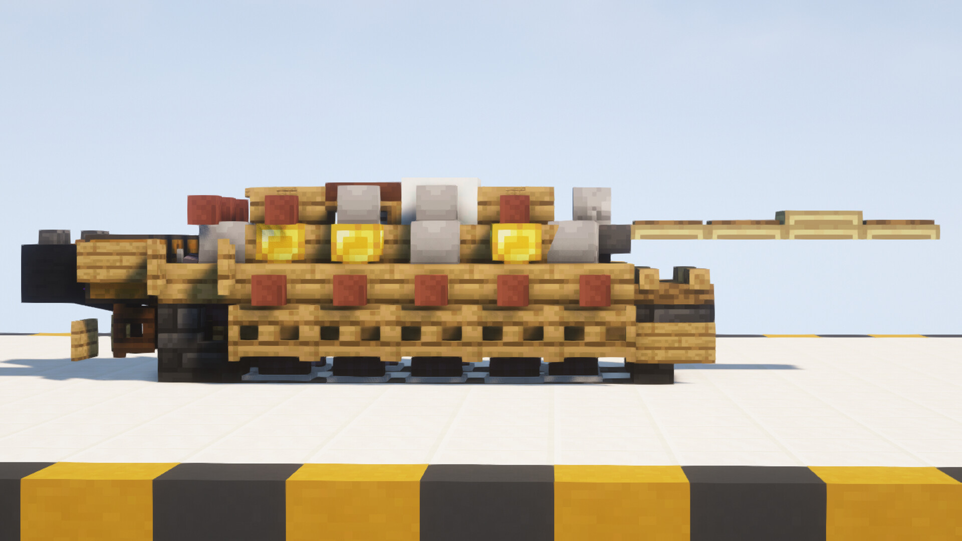 Challenger 2 Main Battle Tank - 1:1 scale (test subject no1) Minecraft Map