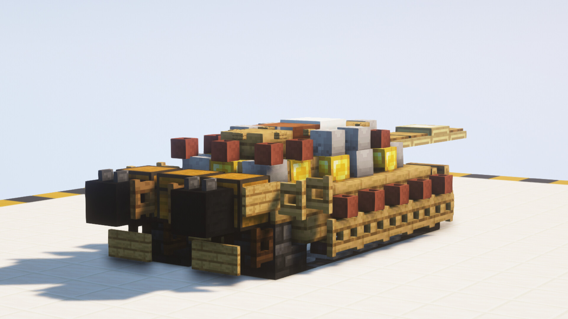 Challenger 2 Main Battle Tank - 1:1 scale (test subject no1) Minecraft Map