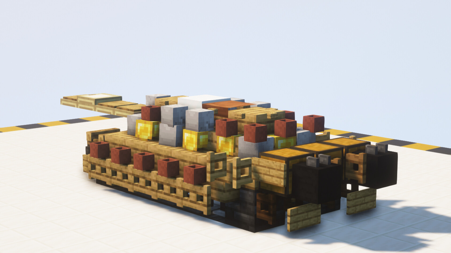 Challenger 2 Main Battle Tank - 1:1 scale (test subject no1) Minecraft Map