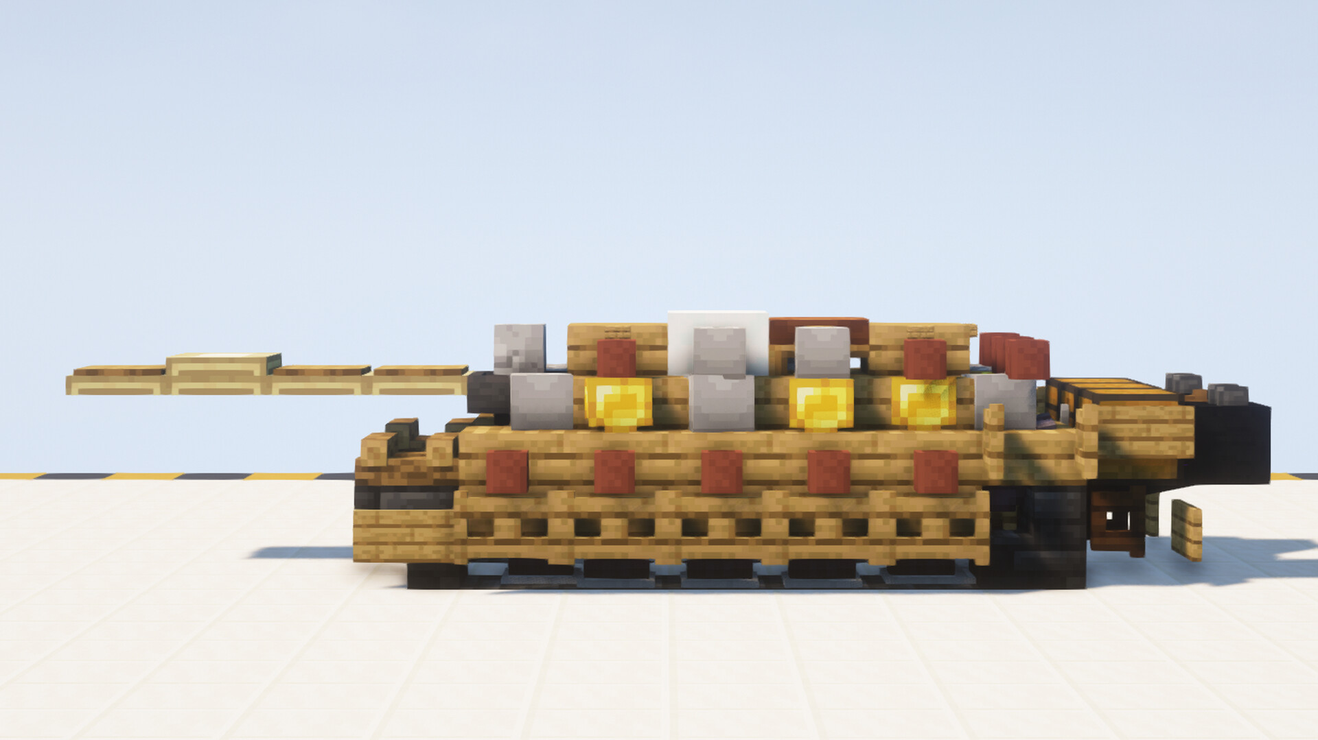 Challenger 2 Main Battle Tank - 1:1 scale (test subject no1) Minecraft Map