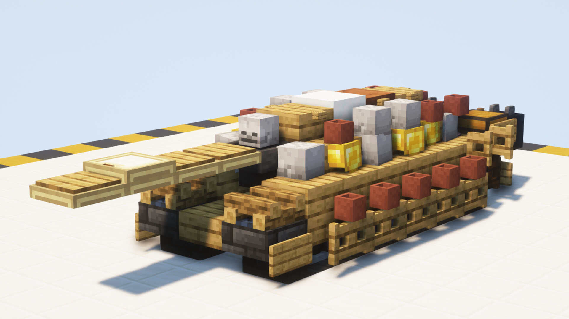 Challenger 2 Main Battle Tank - 1:1 scale (test subject no1) Minecraft Map