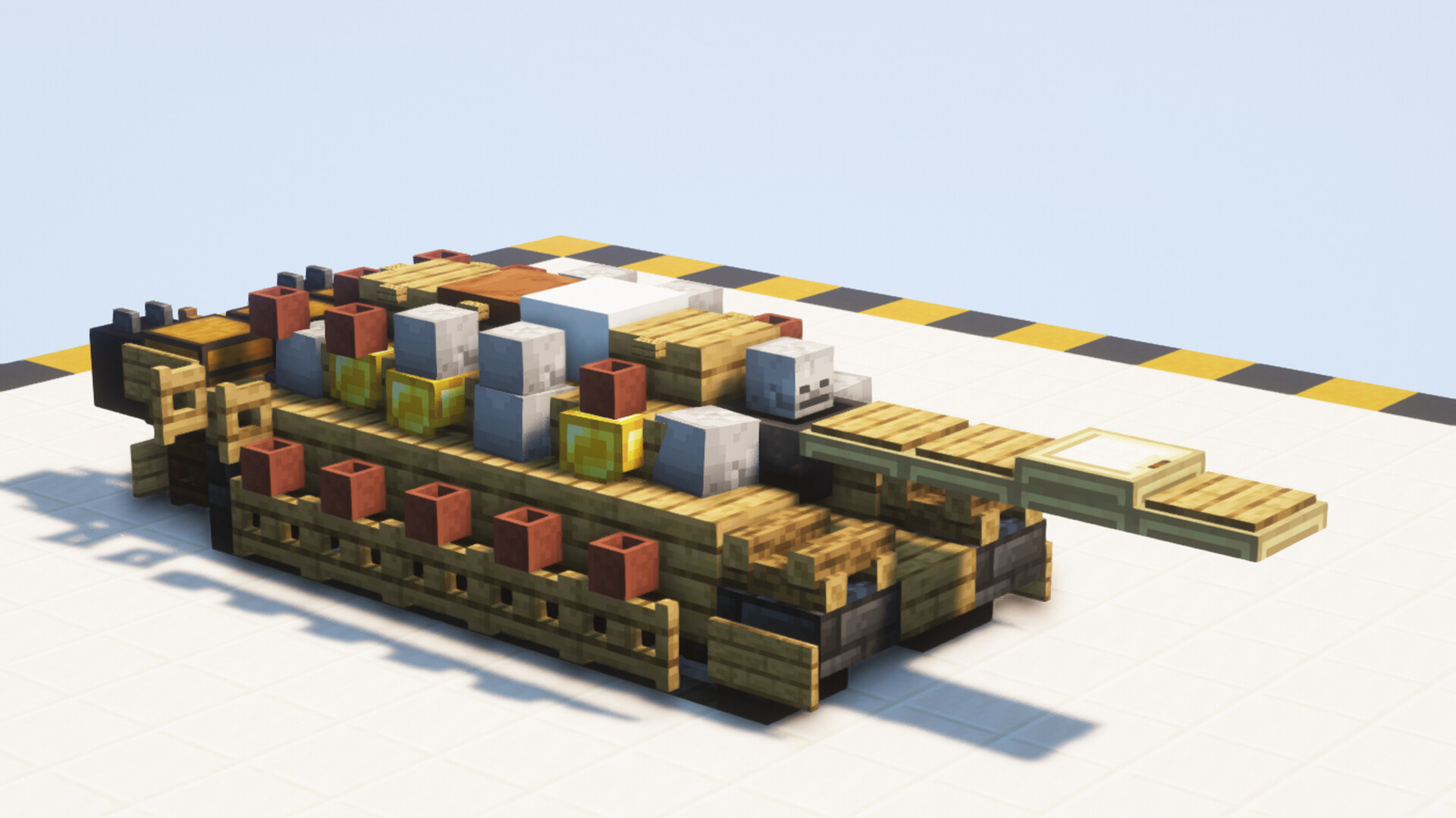 Challenger 2 Main Battle Tank - 1:1 scale (test subject no1) Minecraft Map