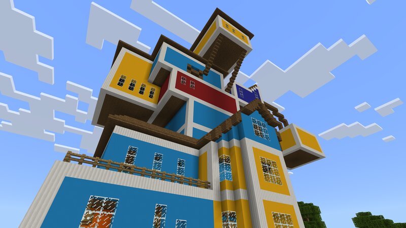 Hello Neighbor Act 3 Minecraft Map