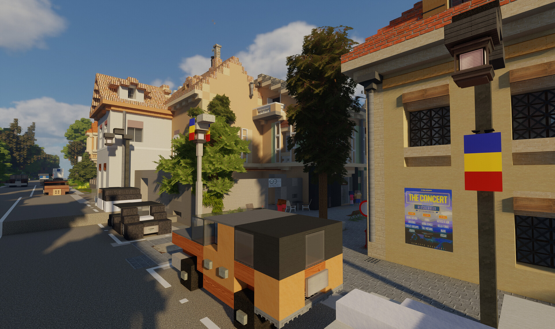 Romania Project (Peles castle and city) Minecraft Map