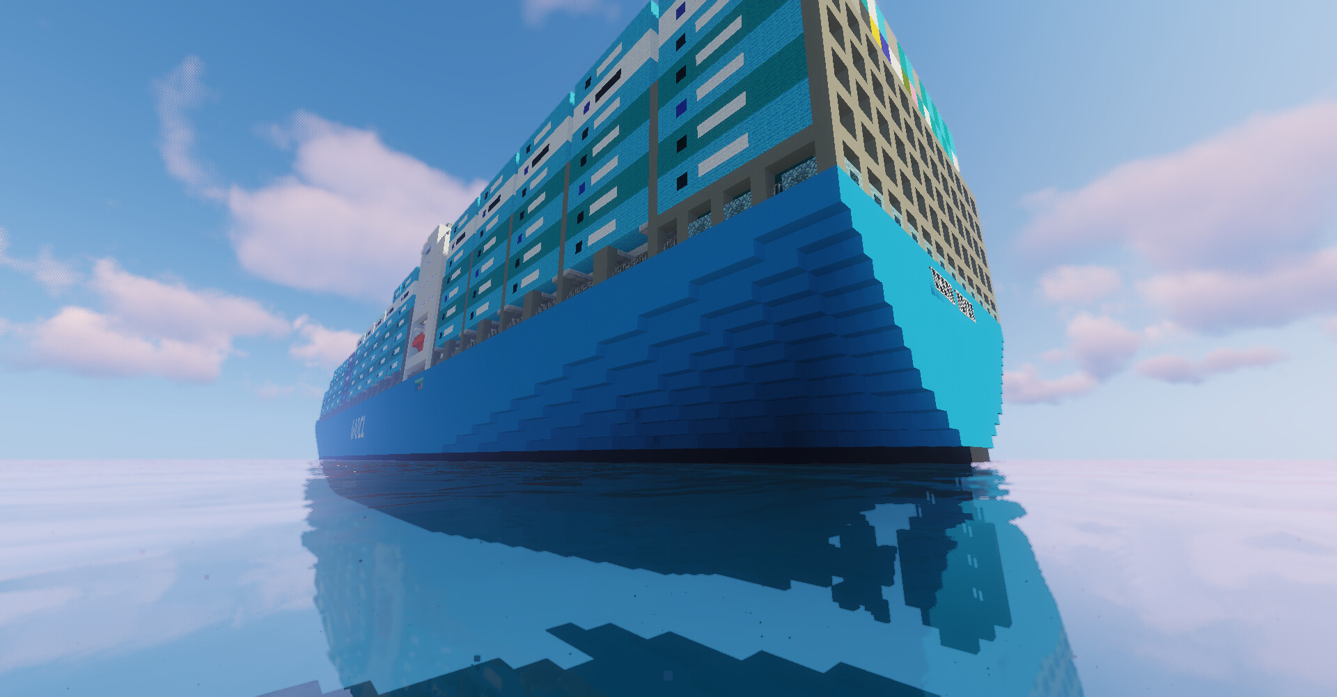 WOCL: Ocean Mover. (Container ship/cargo ship) Minecraft Map