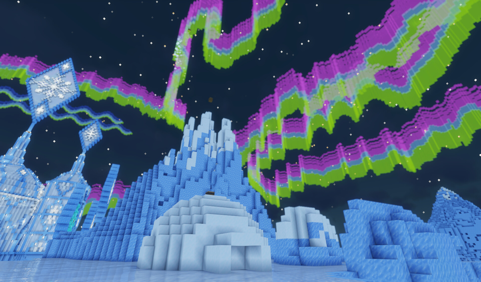 Glacial Auroras Hunt Minecraft Map