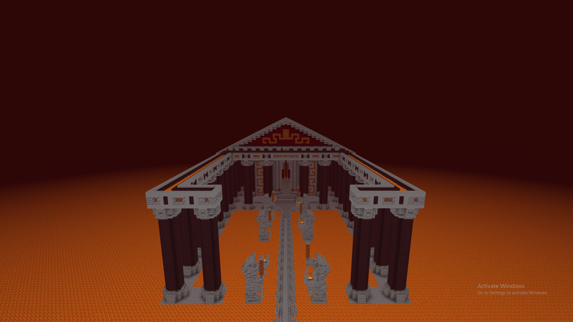 Greek Temple (Nether) 1.12.2 Minecraft Map
