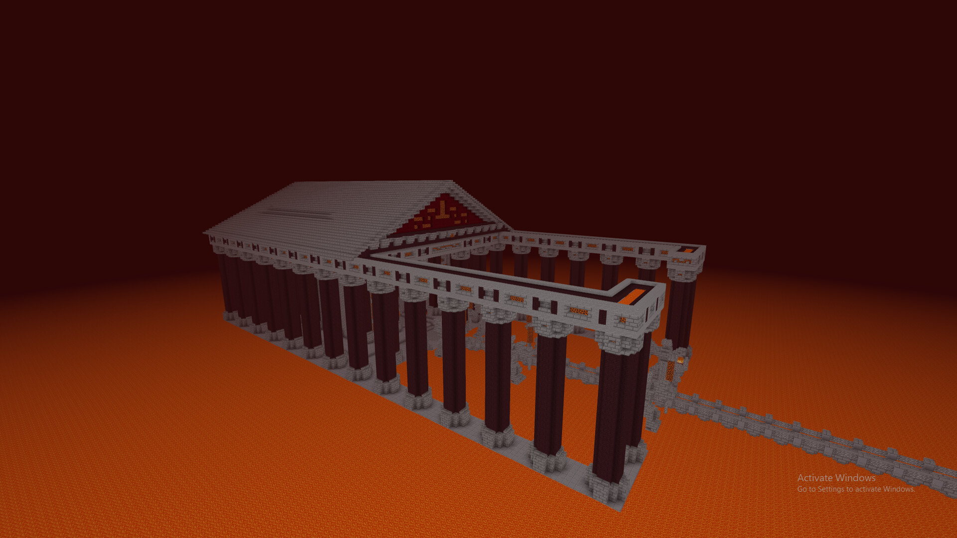 Greek Temple (Nether) 1.12.2 Minecraft Map