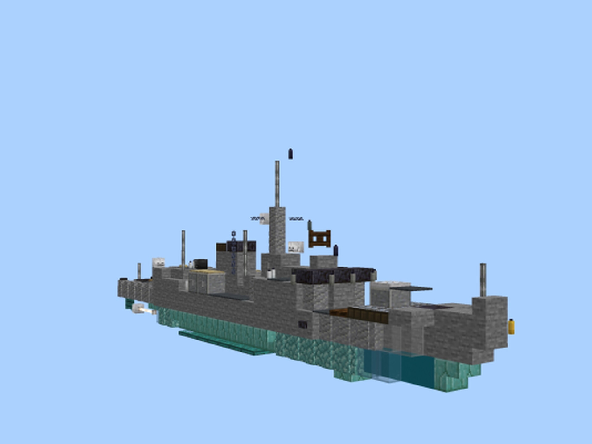 Halifax class frigate Minecraft Map