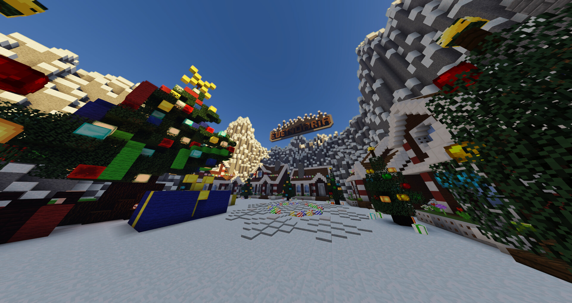 Village de Noël Minecraft Map