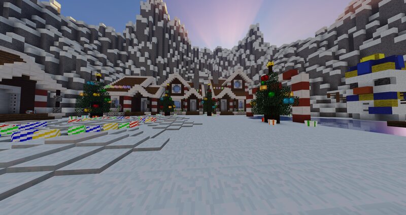 Village de Noël Minecraft Map