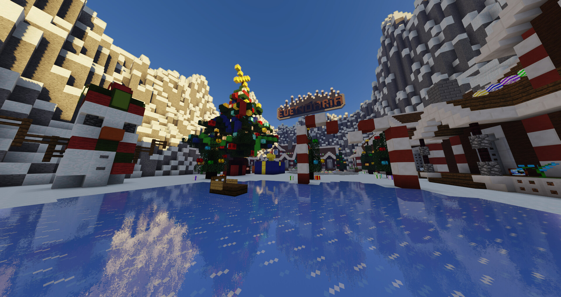 Village de Noël Minecraft Map