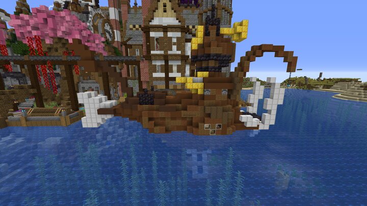 1.16 Survival Steampunk Spawn Minecraft Map