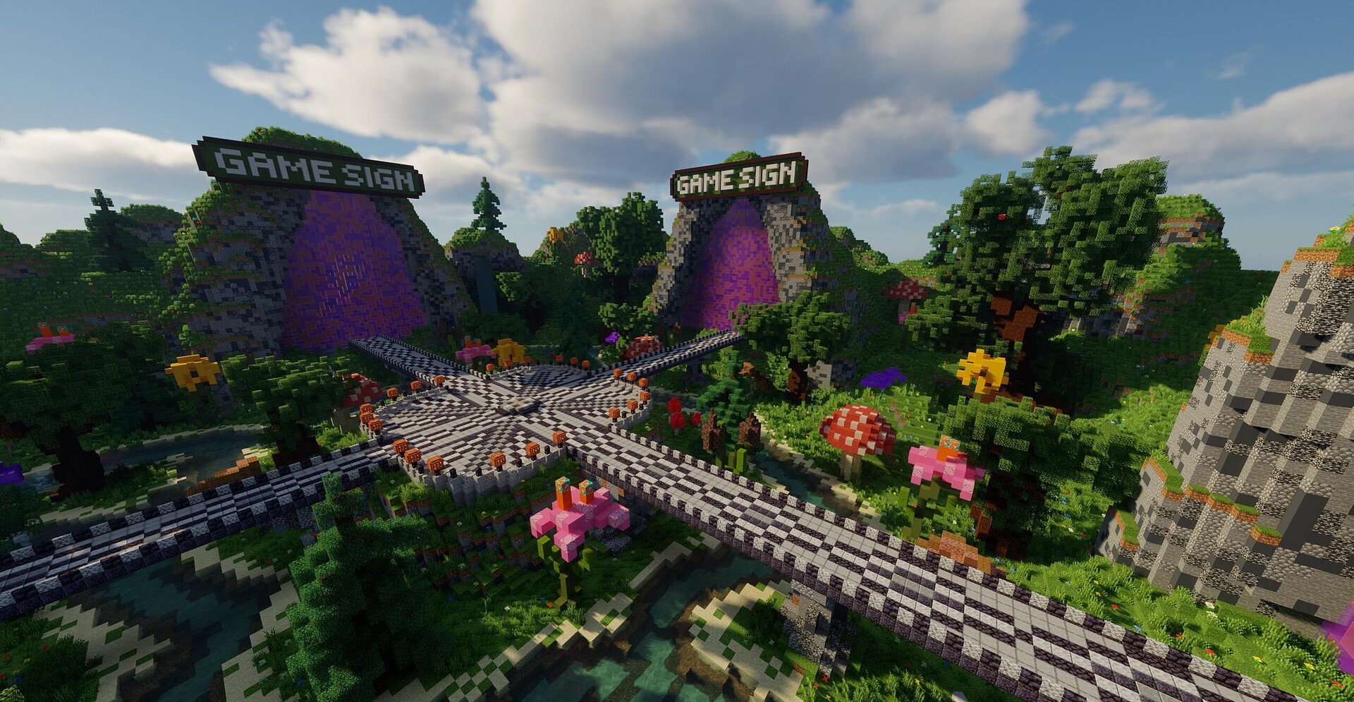 Big Fantasy Hub Minecraft Map