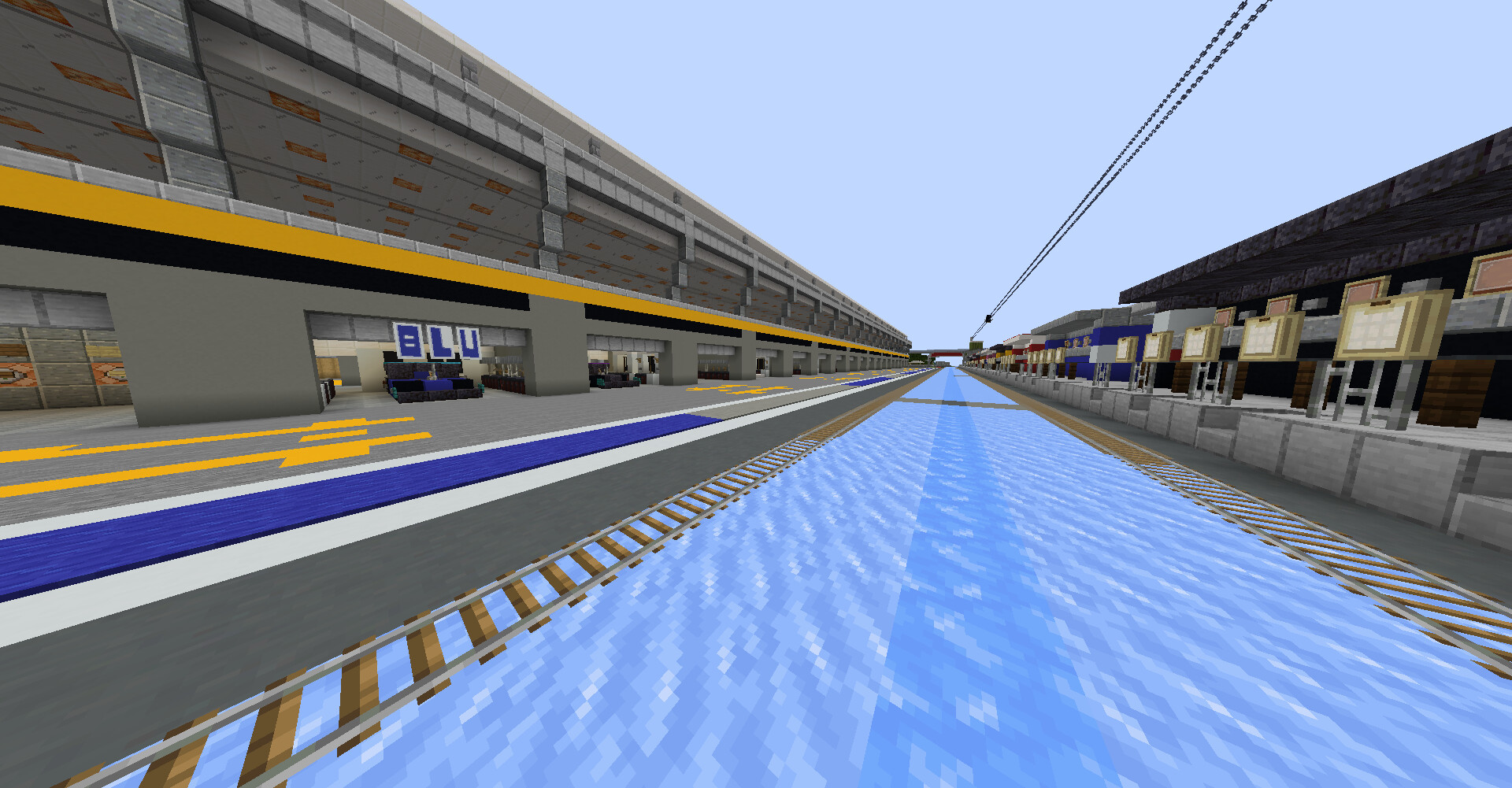 F1 Monza Ice Boat Racing track (1.17.1) Minecraft Map