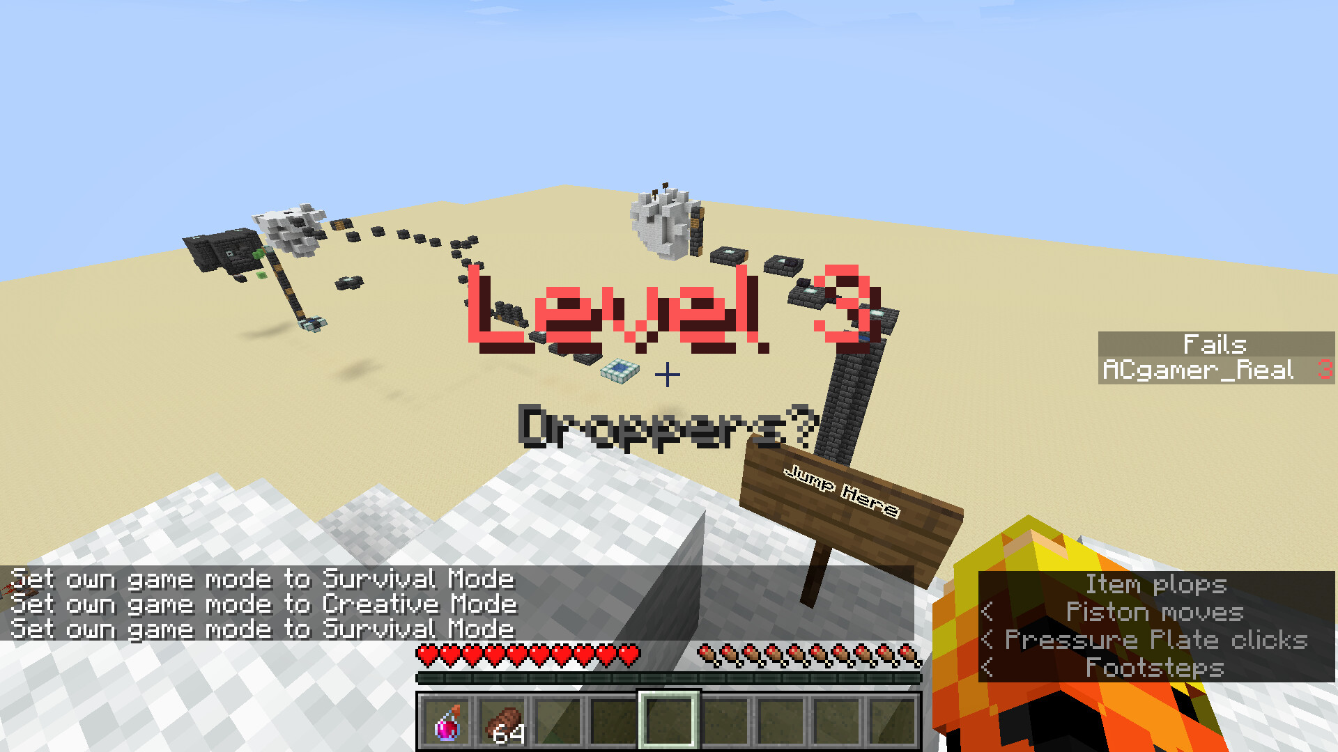 The Blinded Man (Blind Parkour) [1.19] Minecraft Map