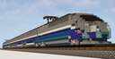 1.5:1 Scale TGV Duplex High Speed Train Minecraft Map